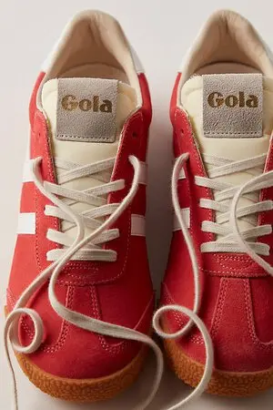 Gola Elan Suede Sneakers Coral/white