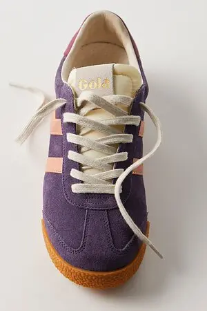 Gola Elan Suede Sneakers Plum/terracotta/cerise