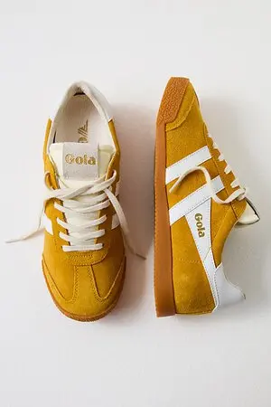 Gola Elan Suede Sneakers - Sun Yellow