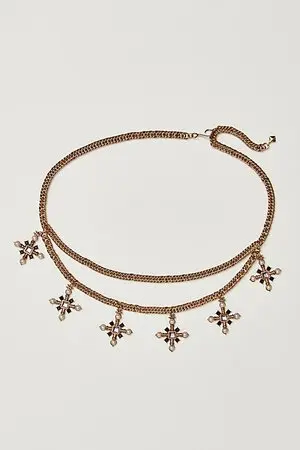 Free People Renaissance Chain Belt - Royal Honor