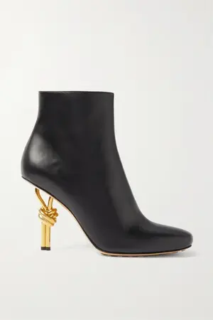 Bottega Veneta Square Toe Booties