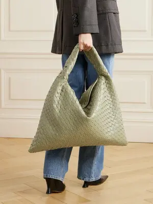 Bottega Veneta Hop Large Shoulder Bag - Green