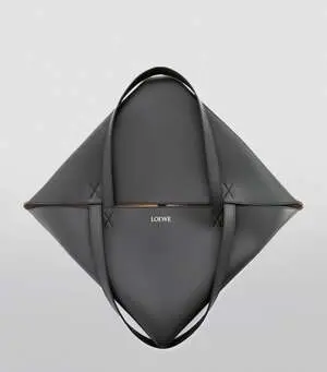 Loewe Fold Puzzle Tote Bag - Black