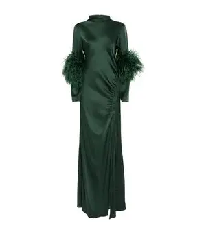 chinese dress ladies Francesca Feather Maxi Dress main image 1