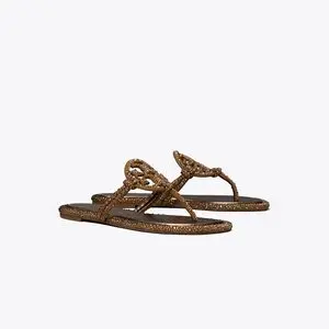 Tory Burch Tory Burch Miller Pavé Knotted Sandal Copper Freeze