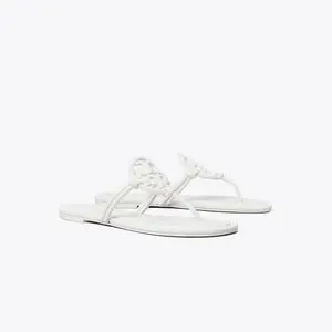 Tory Burch Tory Burch Miller Pavé Knotted Sandal Optic White
