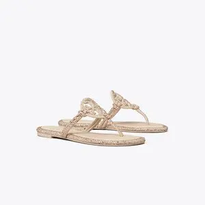 Tory Burch Miller Pavé Knotted Sandal - Rose Pink