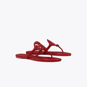 Tory Burch Tory Burch Miller Pavé Knotted Sandal Ruby