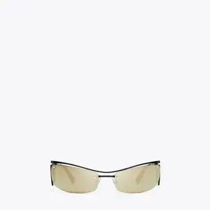 Tory Burch Runway Sunglasses Mirrored Brown/mirrored Green