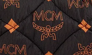 Mcm Large Aren Quilt Nylon Hobo Bag
