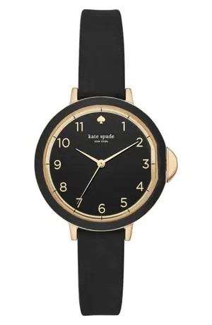 Kate Spade New York Park Row Watch - Black/gold