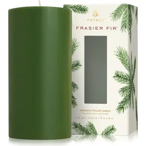 THYMES Frasier Fir Pillar Candle