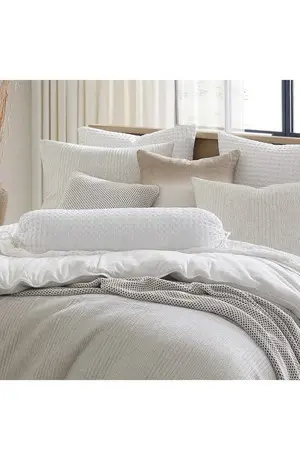 DKNY PURE Waffle Cotton Bolster Sham