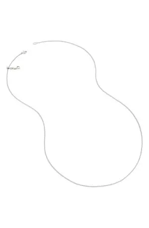 Monica Vinader Fine Chain Necklace - Sterling Silver