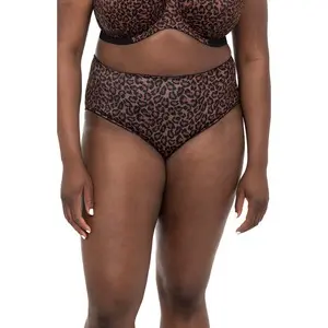 GODDESS Kayla Briefs Dark Leopard