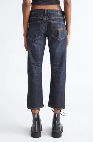 R13 Boyfriend Straight-leg Jeans