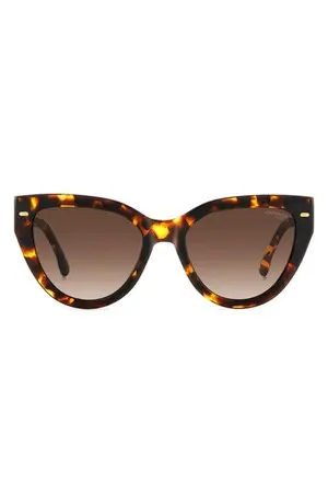 Carrera Eyewear Cat Eye Sunglasses - Havana/brown Gradient