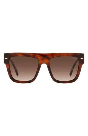 Carrera Eyewear 55mm Flat Top Sunglasses - Brown Horn/brown Gradient