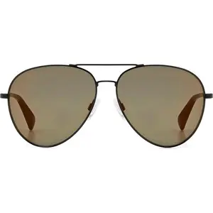 Rag & Bone Rag & Bone Aviator Sunglasses Black/ Green Gold Mirror