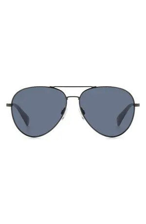 Rag & Bone Rag & Bone Aviator Sunglasses Dark Ruth Grey/grey