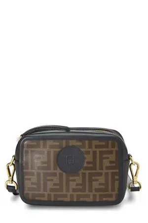 Fendi Zucca Coated Canvas Camera Bag - Black