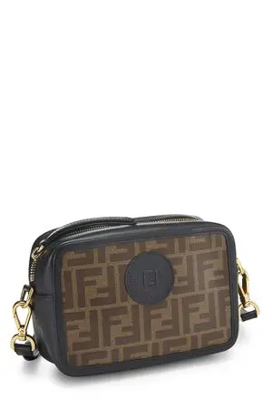Fendi Zucca Coated Canvas Camera Bag - Black