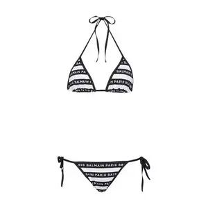 Balmain Balmain Paris Triangle Bikini - White