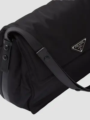 Prada Re-nylon Padded Shoulder Bag - Black
