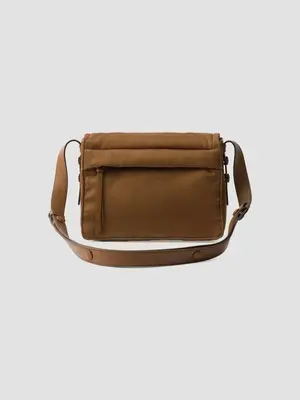 Prada Padded Re-nylon Shoulder Bag - Dark Brown
