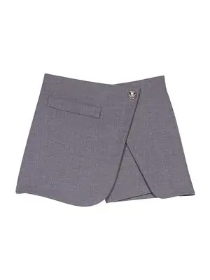 Maje Women's Short Wraparound Skirt - Grey  - Grey