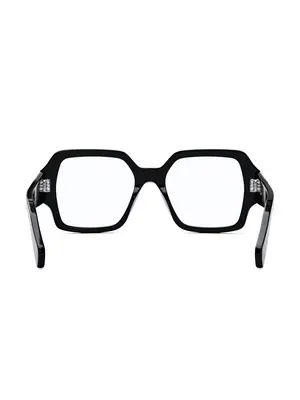 Celine Triomphe 52mm Square Optical Eyeglasses - Black
