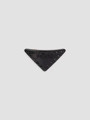 Prada Plexiglass Hair Clip - Black