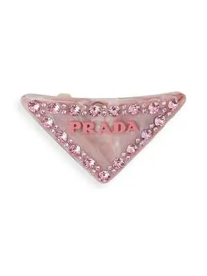 Prada Plexiglass Hair Clip Pink