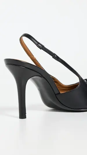 R13 Slingback Heels With Ring