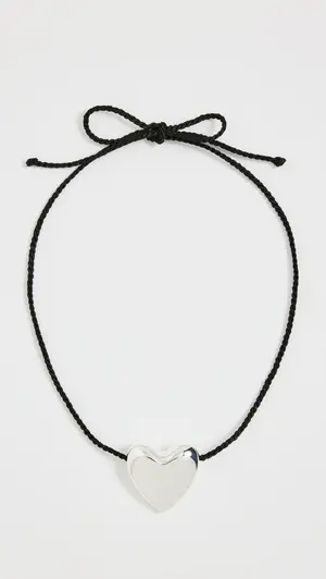ANNIKA INEZ Large Heart Necklace
