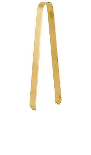 HAWKINS NEW YORK Simple Ice Tongs In Metallic Gold