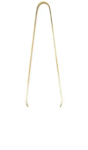 HAWKINS NEW YORK Simple Ice Tongs In Metallic Gold