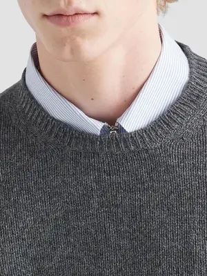 Prada Cashmere Crewneck Sweater - Grey