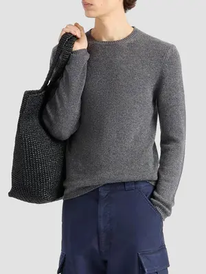 Prada Cashmere Crewneck Sweater - Grey