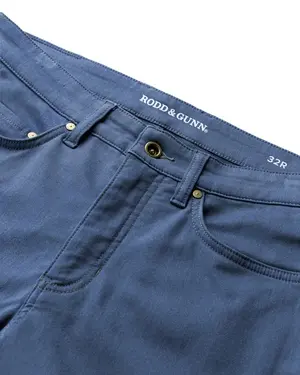 Rodd & Gunn Motion Melange Straight Fit Jeans - Denim