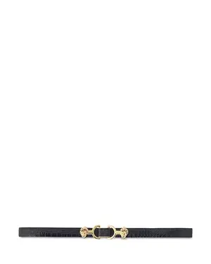 Maje Croc Effect Belts For Women