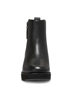 Cole Haan Almond Toe Wedge Heel Booties