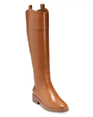 Cole Haan Hampshire Almond Toe Riding Boots