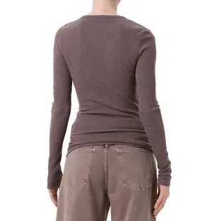AGOLDE Delphi Slim Tee - Ceramic