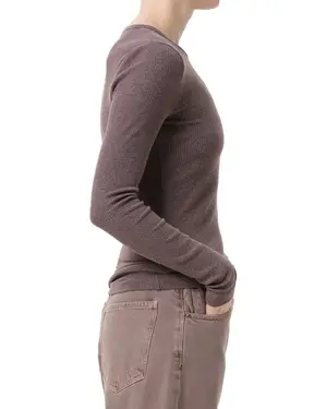 AGOLDE Delphi Slim Tee - Ceramic