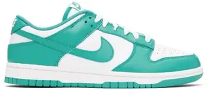 Nike Nike White & Green Dunk Low Retro Sneakers - White/clear Jade
