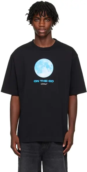 Off-White Off-White Black 'On The Go' T-Shirt - Black Multico