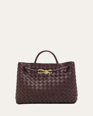 Bottega Veneta Andiamo Medium Top-Handle Bag Brownmulti