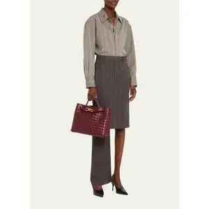 Bottega Veneta Andiamo Top-handle Bag - Midnight