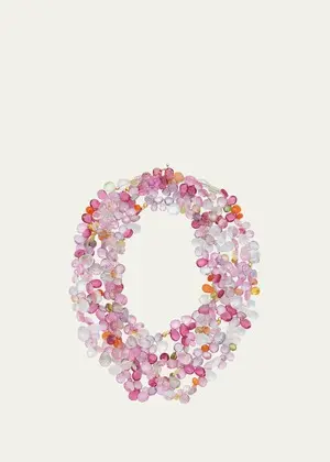 Meredith Frederick Multicolor Briolette Necklace